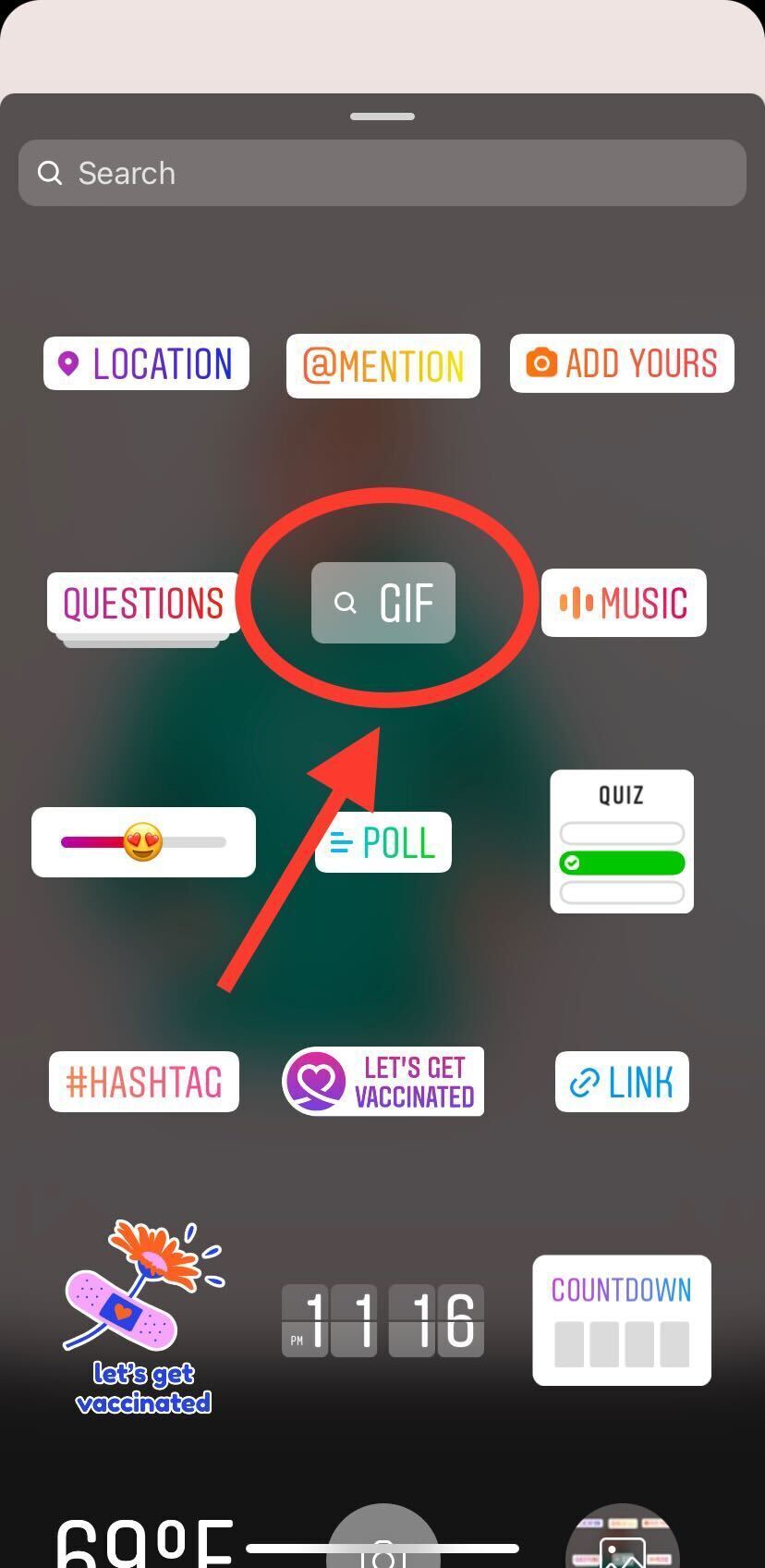 How to add GIF on IG? | Lesley Logan